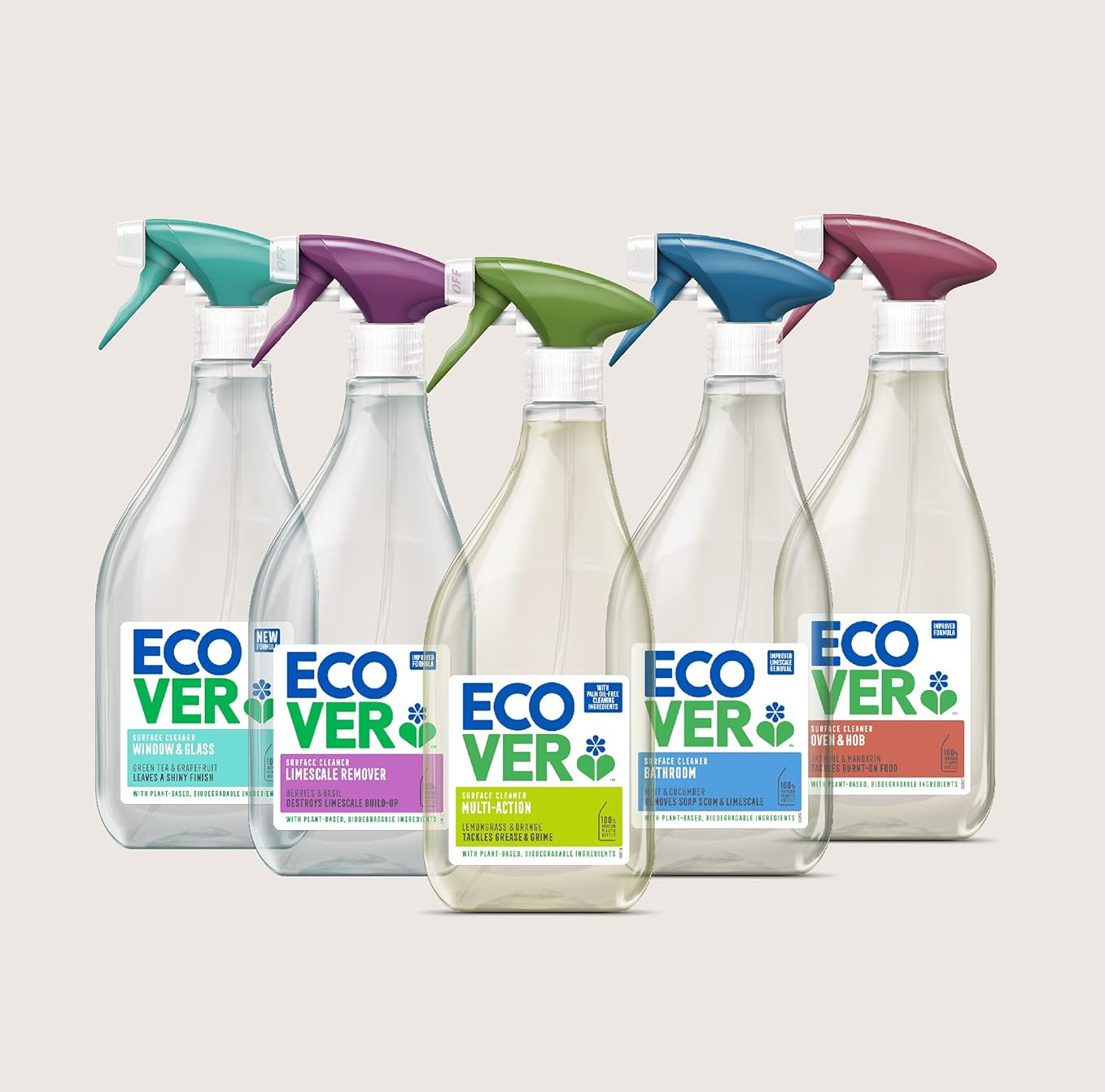Surface Cleaner Oven & Hob 500ml- Jasmine & Mandarin – Ecover Singapore