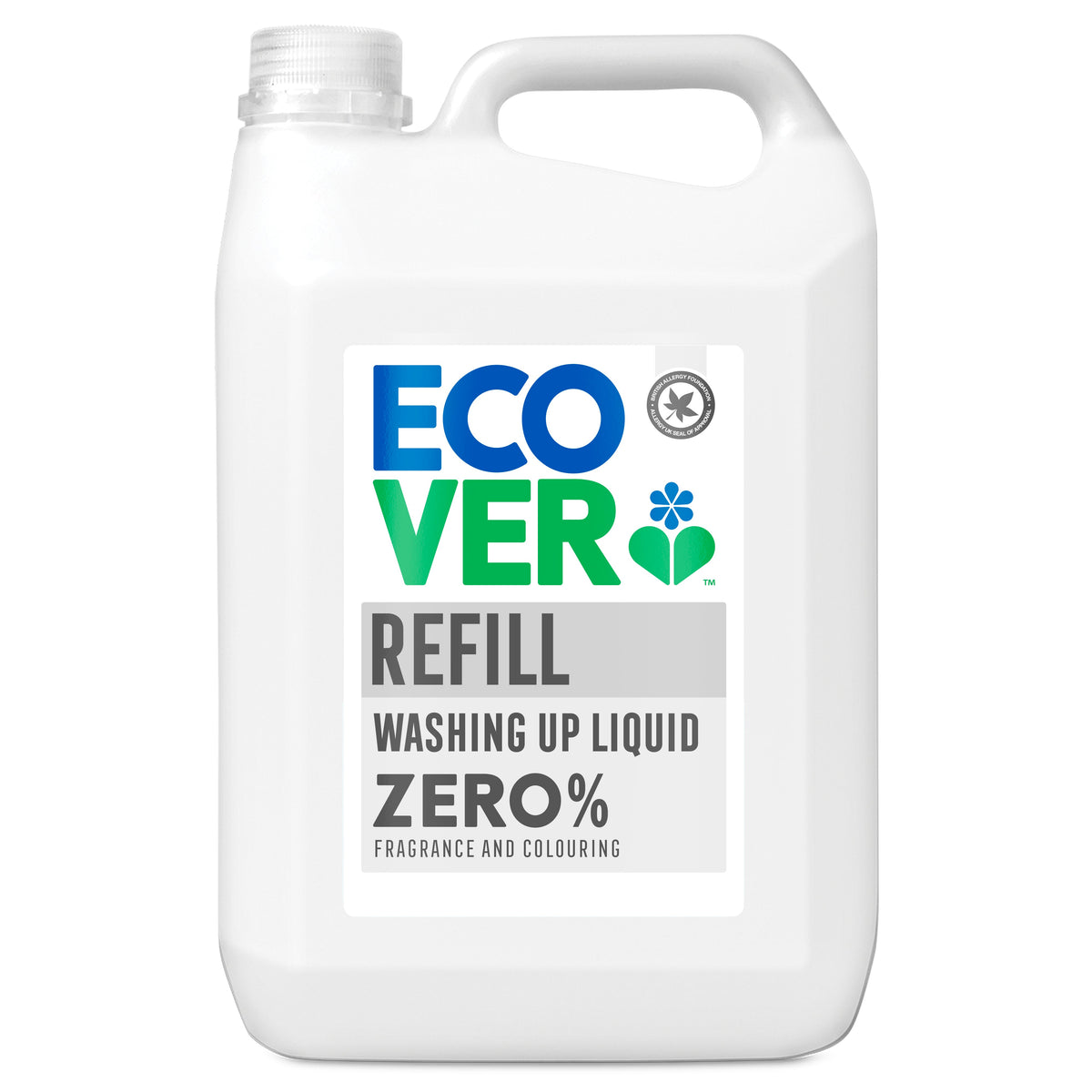Sensitive Zero Washing Up Liquid Refill 5L (Carton of 4) – Ecover Singapore