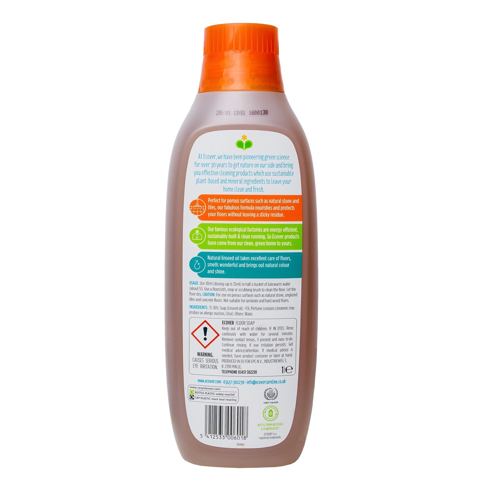 Floor Soap 1L – Ecover Singapore